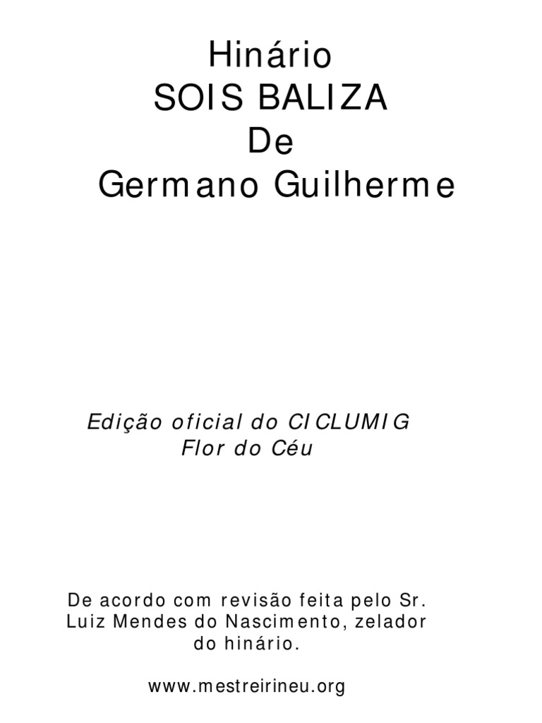 Guilherme Germano - Sois Baliza | PDF | Maria, mãe de Jesus | Amor