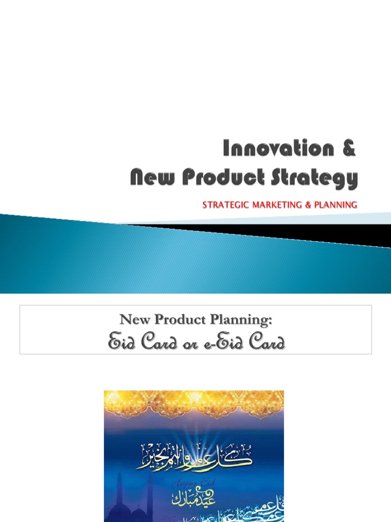 Innovation & New Product Strategy | PDF | New Product Development ...