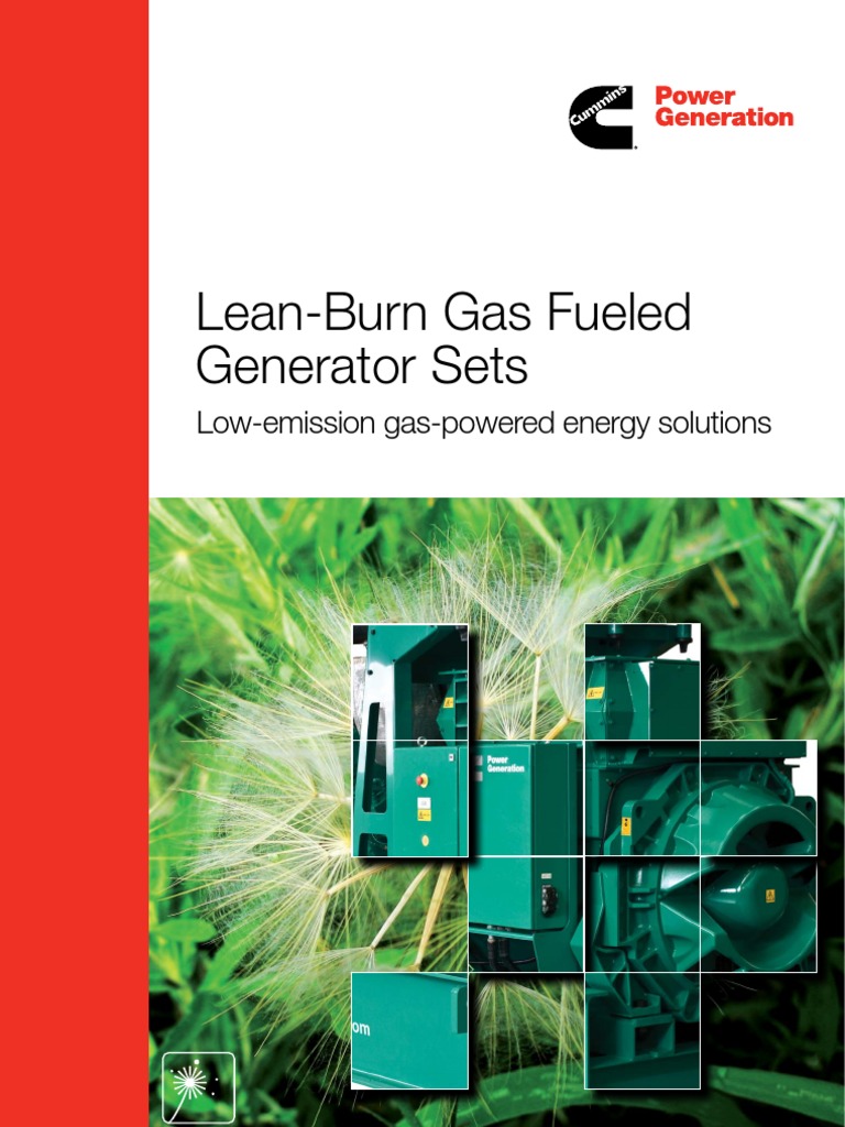 Lean-Burn Gas Fueled Generator Sets: Low-Emission Gas-Powered Energy ...
