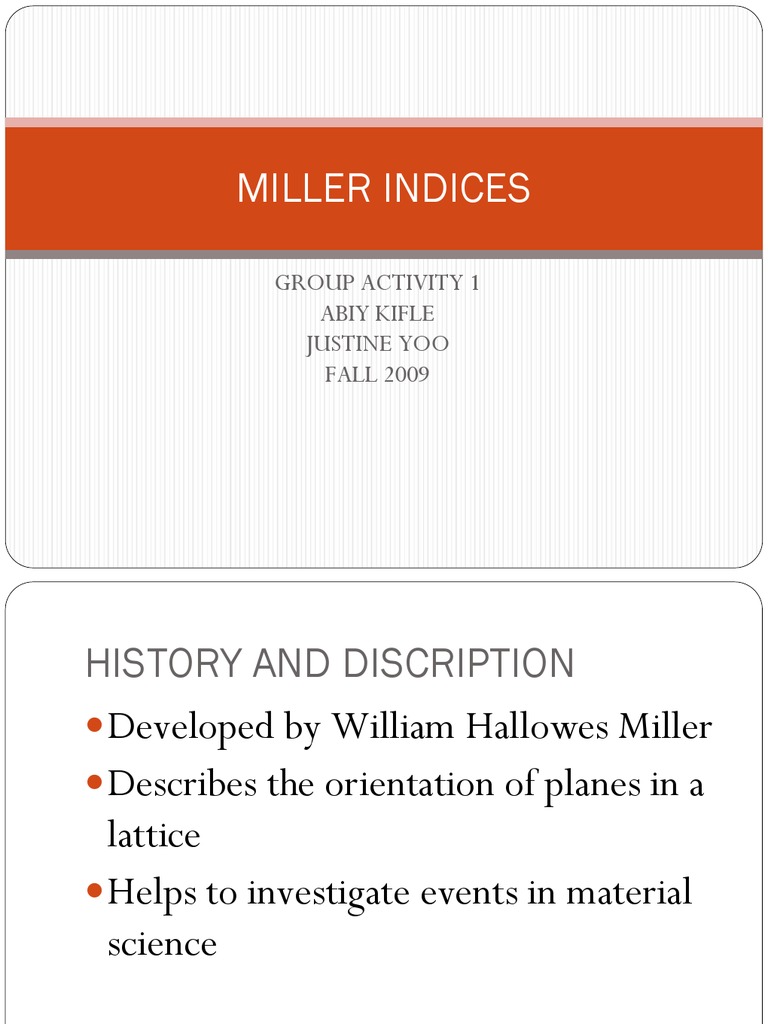 Calculating Miller Indices in Crystallography | PDF | Euclidean ...