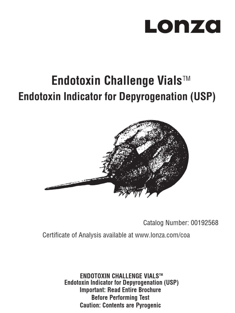 Endotoxin Challenge Vials: Endotoxin Indicator For Depyrogenation (USP ...