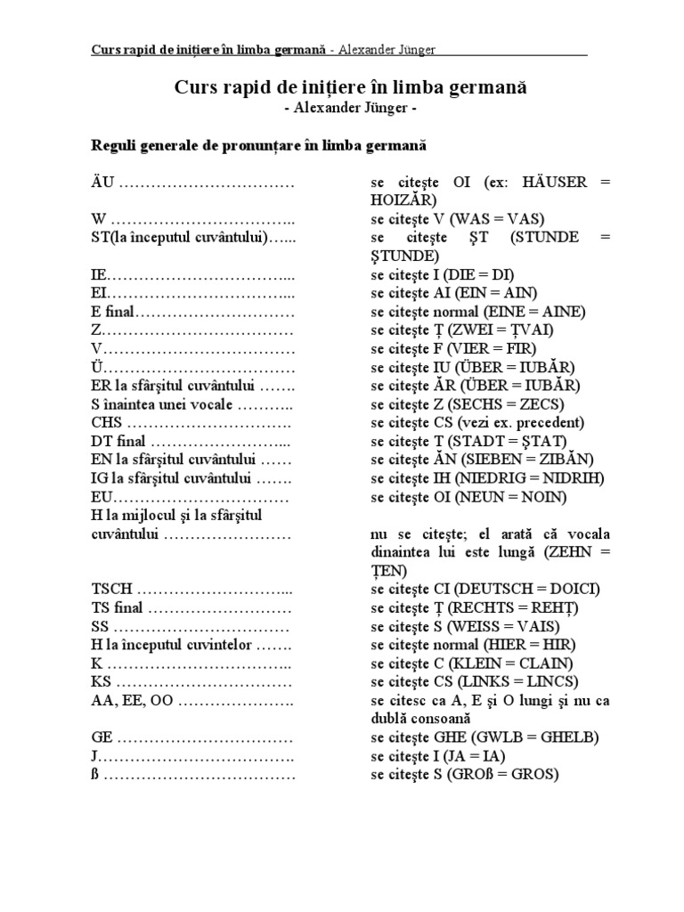 Gramatica de Germana | PDF