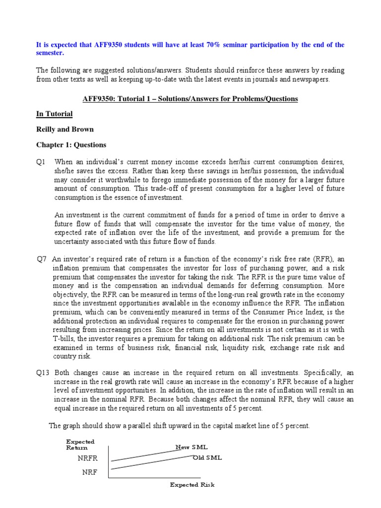 Ipm CH 1 Answers | Download Free PDF | Yield (Finance) | Bonds (Finance)
