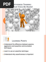 Assertive Refusal Skills | PDF | Nonverbal Communication | Psychology