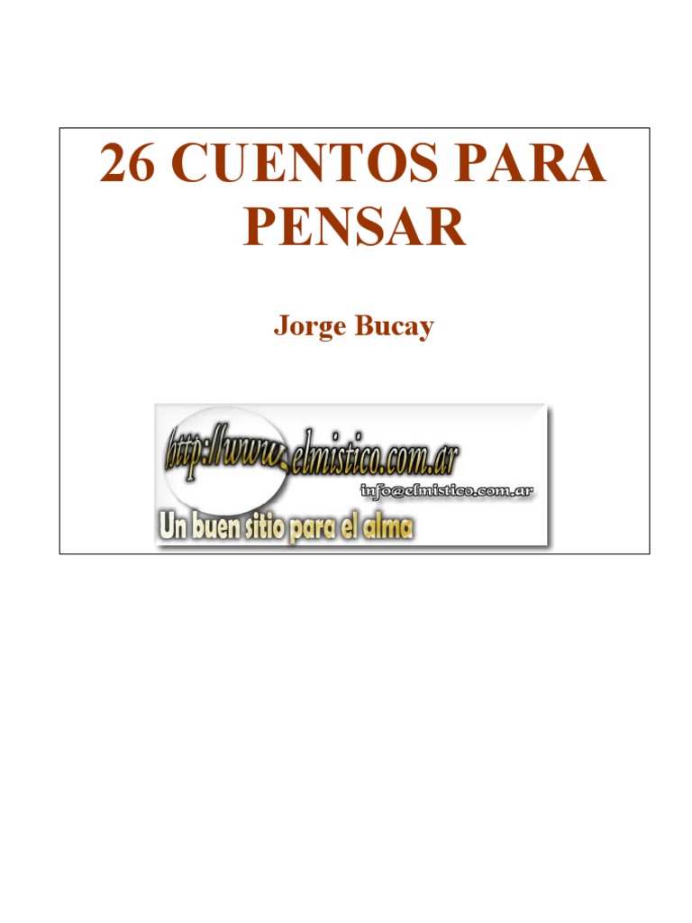 Bucay, Jorge - 26 Cuentos para Pensar | PDF