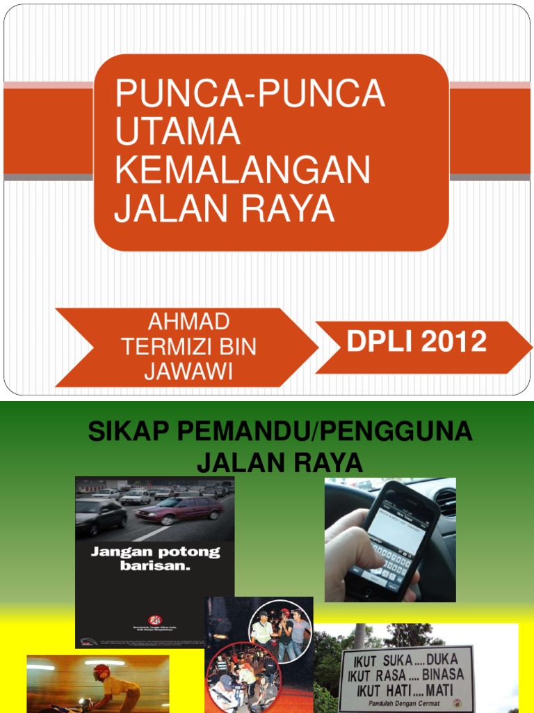 Punca-Punca Utama Kemalangan Jalan Raya Termizi | PDF