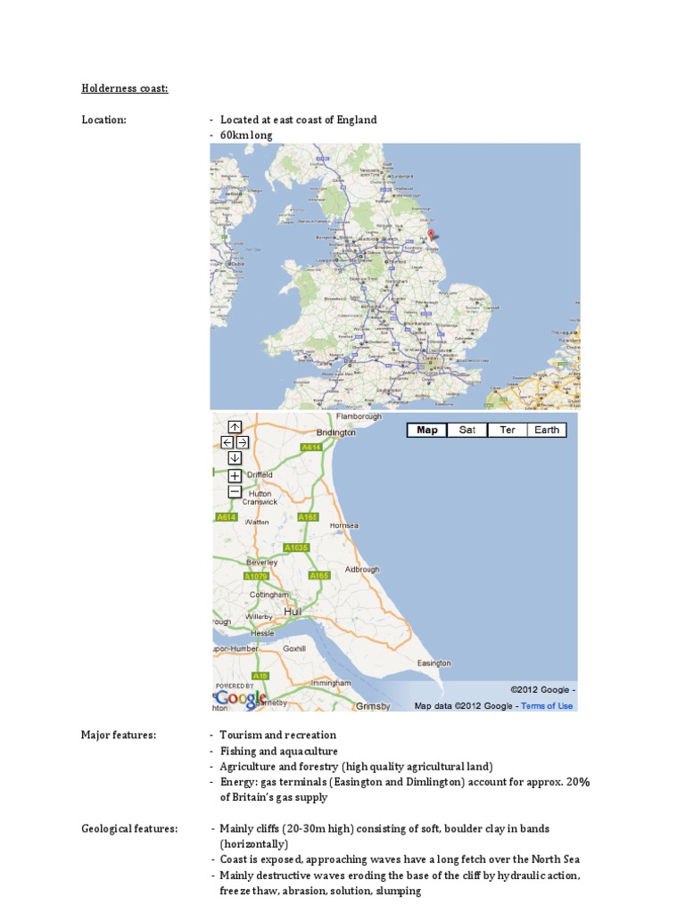 Coastal Erosion and Defenses in England | PDF | Erosion | Coast