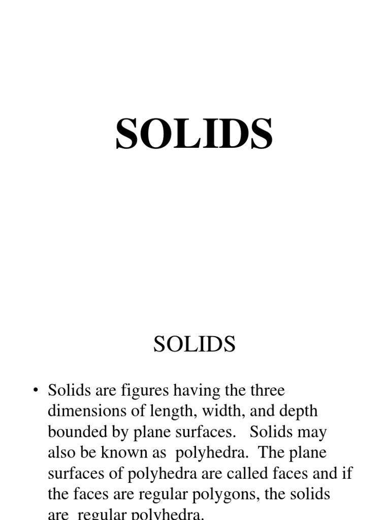 Projection of Solids - Complete | PDF | Perspective (Graphical ...