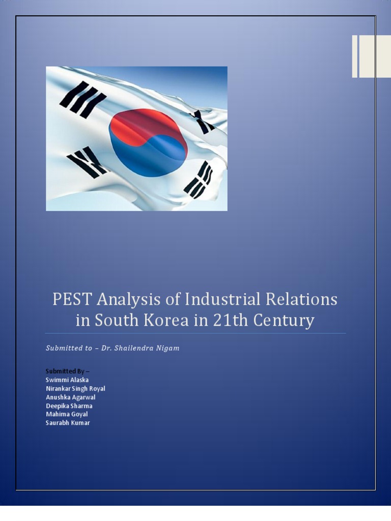 Labour Relations In South Korea Pdf Trade Union South Korea