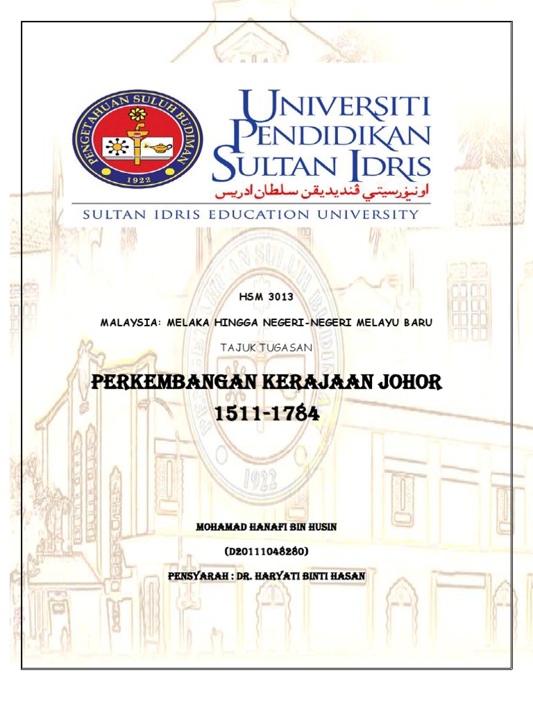 Revolusi Kerajaan Johor-Riau 1512-1784 | PDF