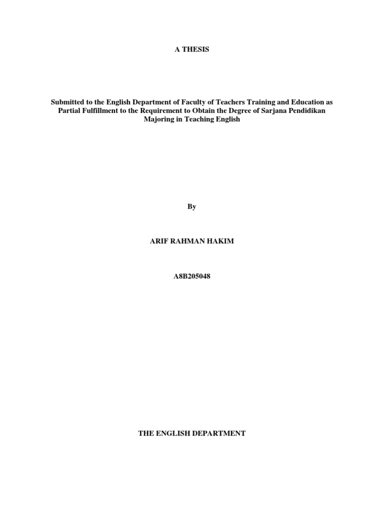 Thesis | Download Free PDF | Vocabulary | Validity (Statistics)