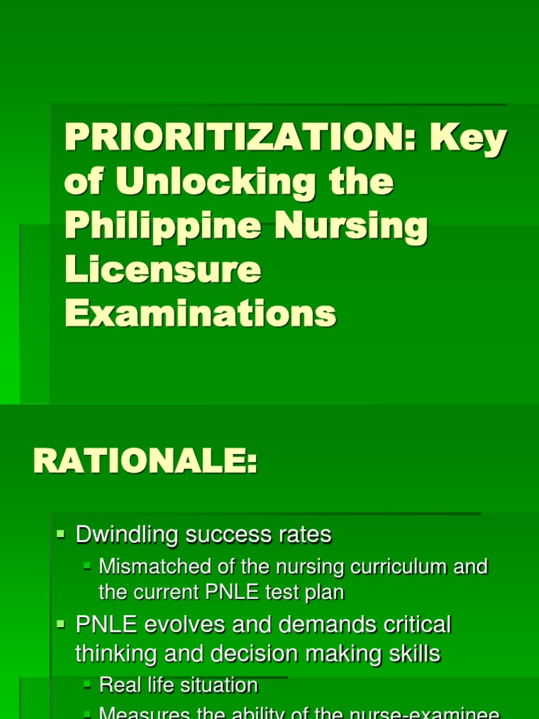 NLE Prioritization | Nursing | Critical Thinking | Free 30-day Trial ...
