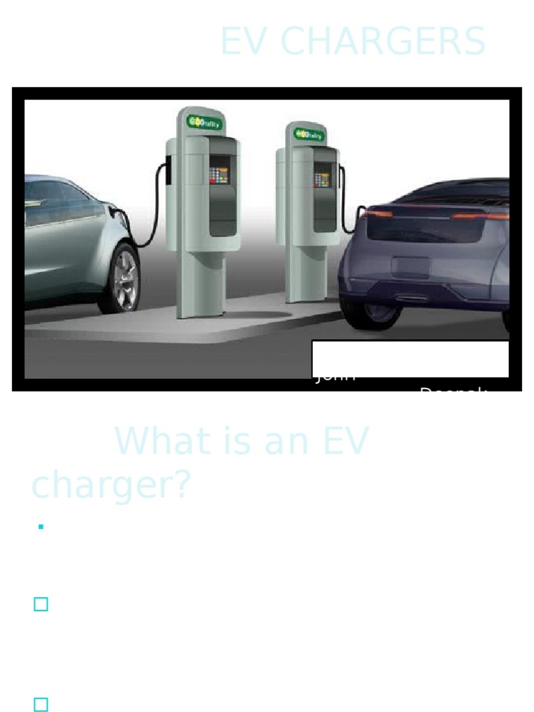 Ev Chargers | PDF | Battery Charger | Electric Vehicle