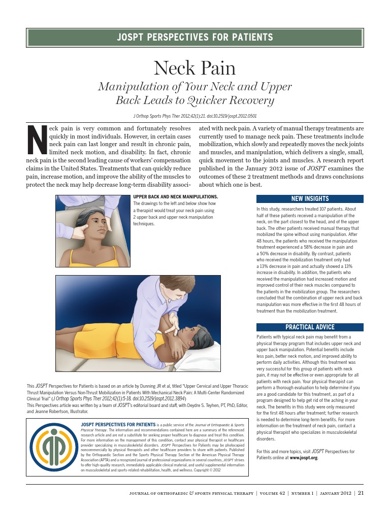Neck Pain | PDF | Self-Improvement