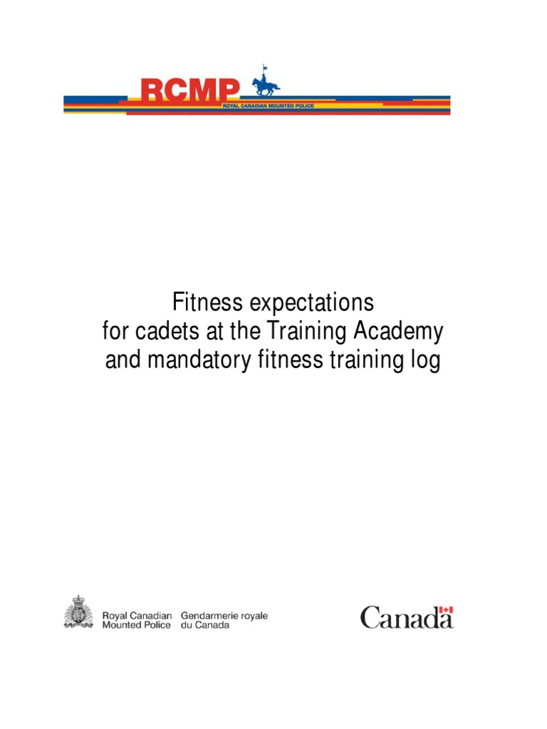 RCMP Pre-Academy Fitness Training Guide | PDF | Strength Training ...