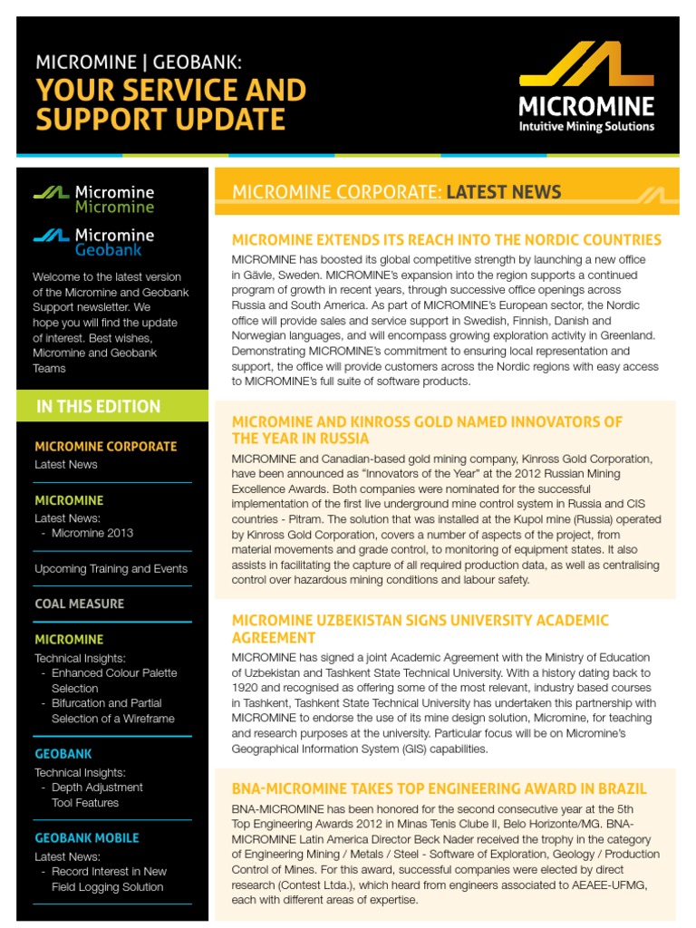 MIcromine | PDF | Nordic Countries | Python (Programming Language)