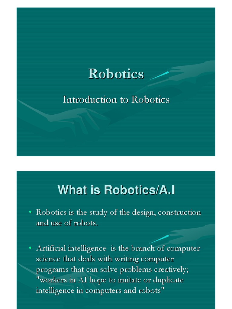 Introduction To Robotics PDF | PDF