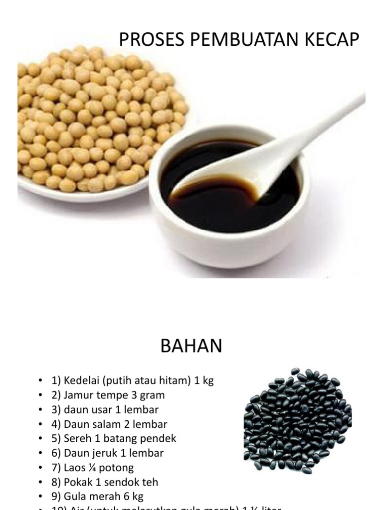 Proses Pembuatan Kecap | PDF