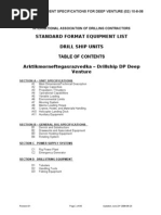 Valaris 121: Primary Rig Characteristics Capacities | PDF