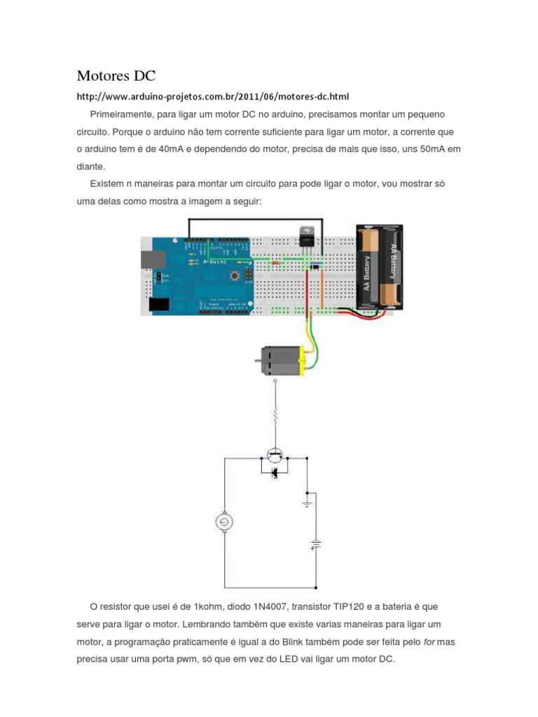 Arduino Motor DC | PDF