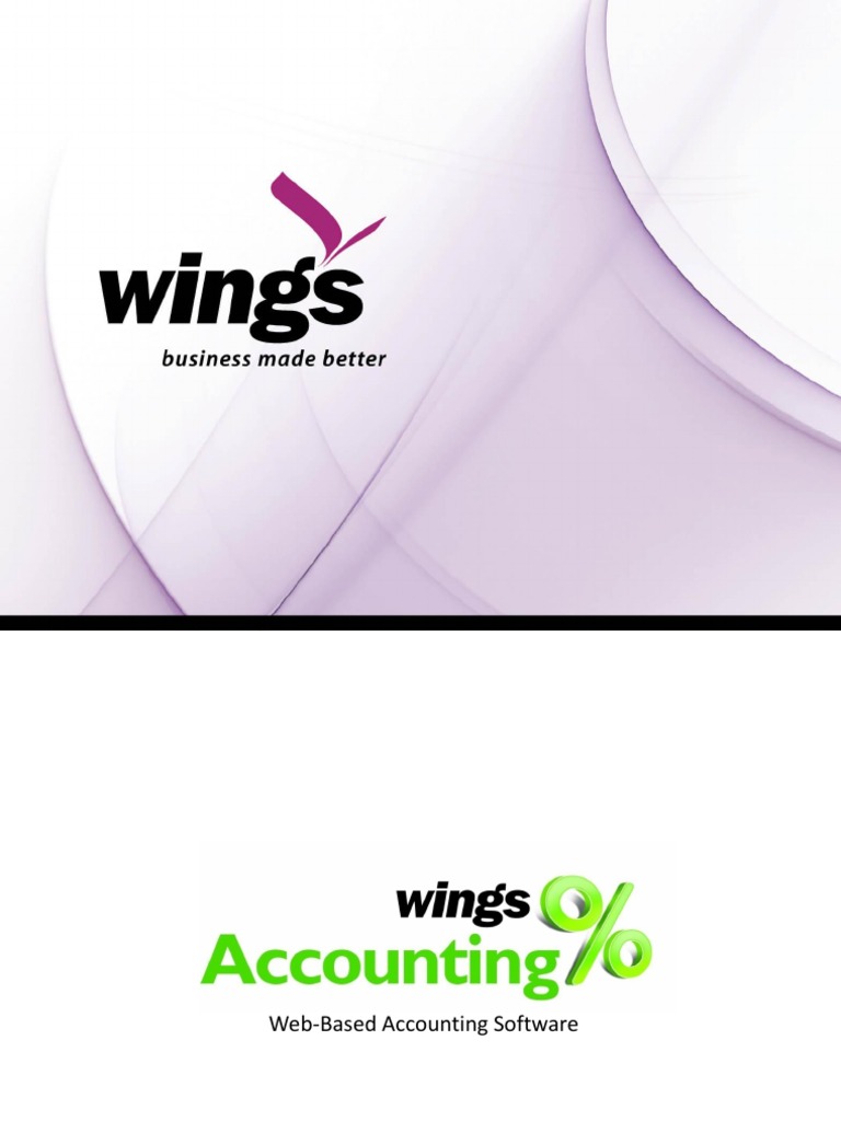 Wings Accounting Presentation | Download Free PDF | Invoice | Receipt