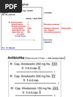 Daftar Singkatan Istilah Bahasa Latin Resep Obat | PDF