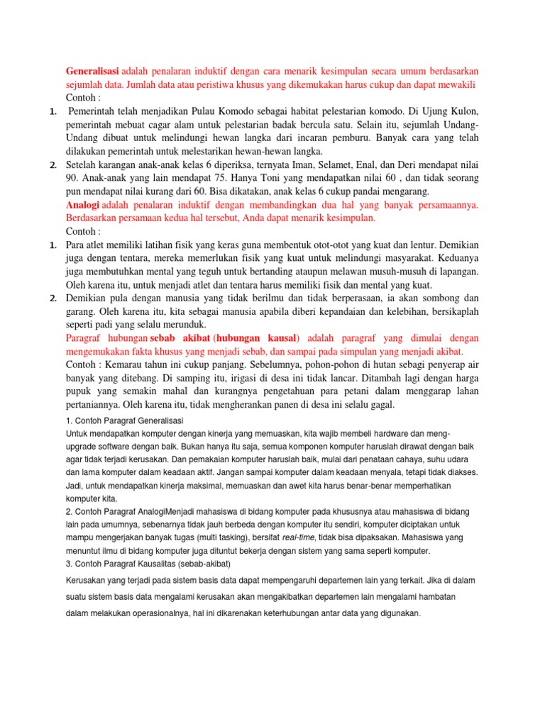 Generalisasi | PDF