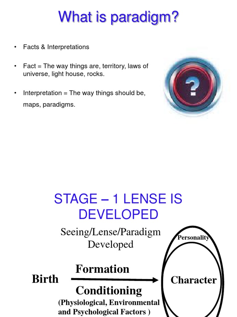 Understanding Paradigms: How Our Lenses Shape What We See and How We ...