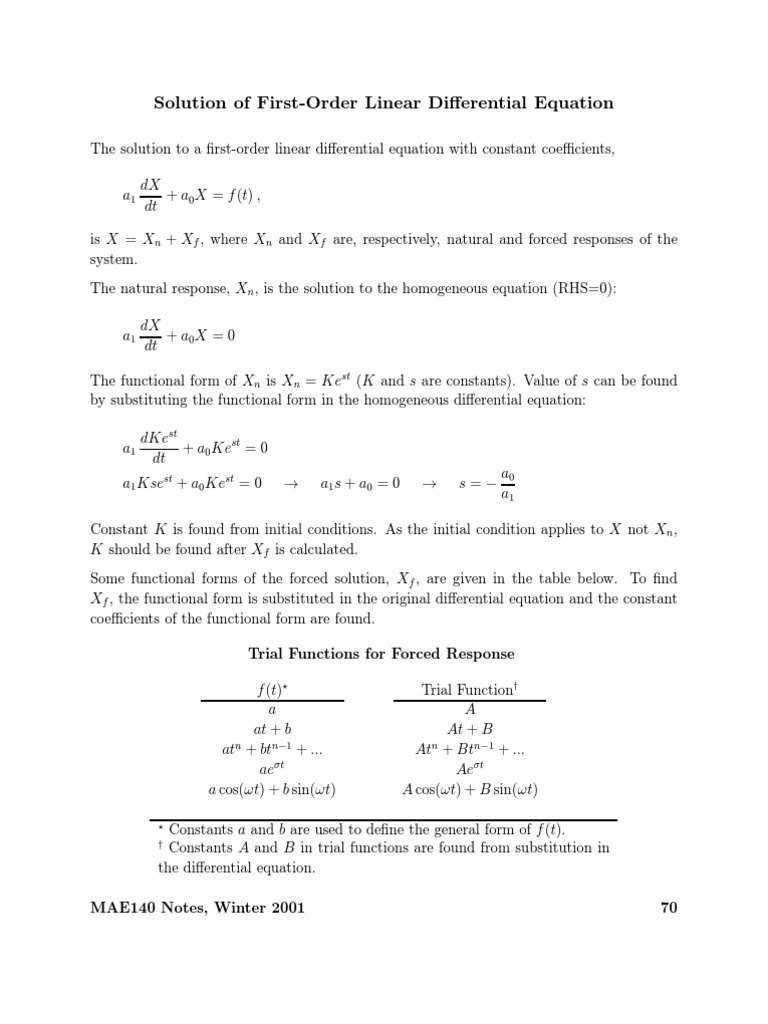 Solving Differential Equation Using Operational Amplifier | PDF ...