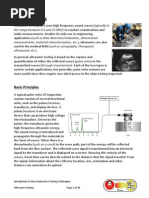 UT Procedure For Thickness Measurement Rev 07 | PDF | Calibration ...
