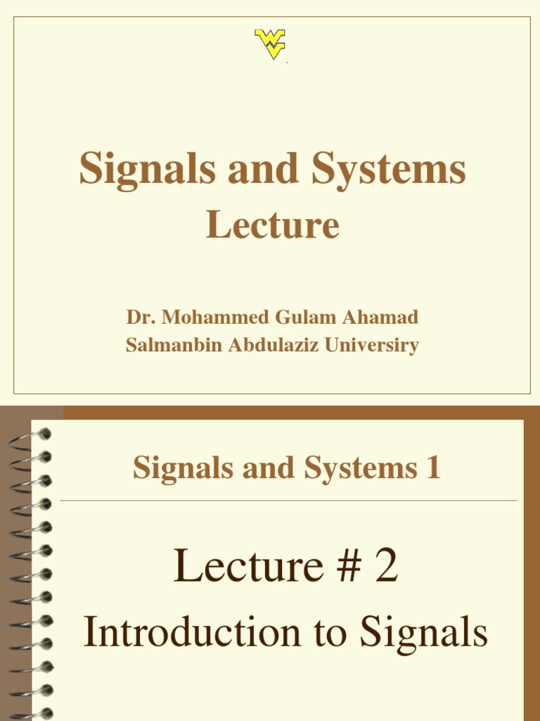 Signals and Systems | PDF | Signal (Electrical Engineering) | Complex ...
