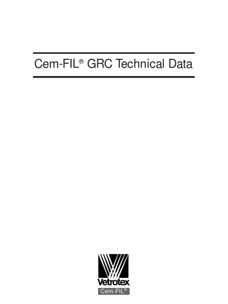 Cem-FIL GRC Technical Data | Download Free PDF | Strength Of Materials ...