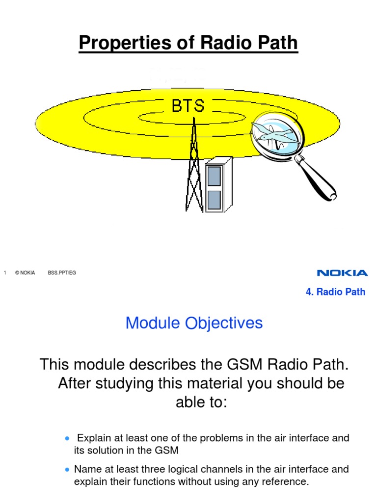 Properties of Radio Path: 1 © Nokia Bss - Ppt/Eg | PDF | Forward Error ...
