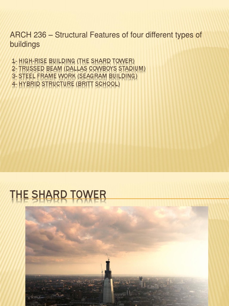 Structural Features of Four Different Types of Buildings | PDF | Deep ...