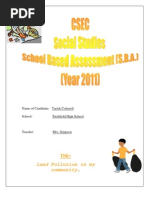 Visual Arts Sba 2018 | PDF | Art Media | Arts (General)