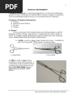 54 Basic Surgical Instruments | PDF