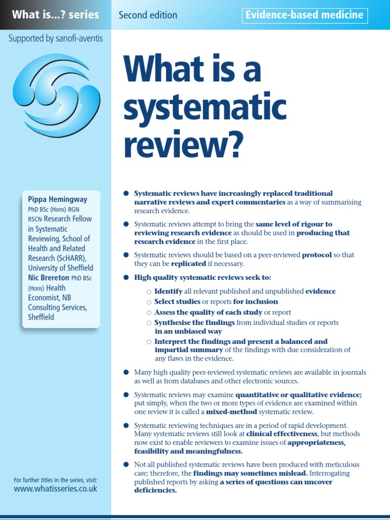 Systematic Review | PDF