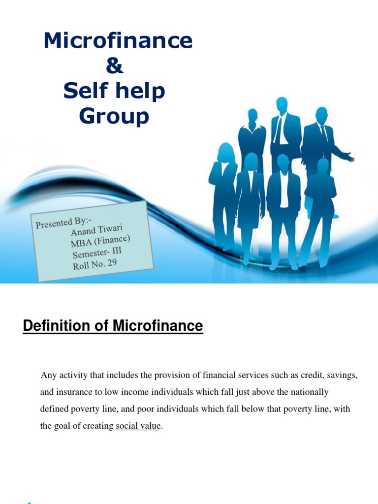 microfinance and self help group | Microfinance | Loans