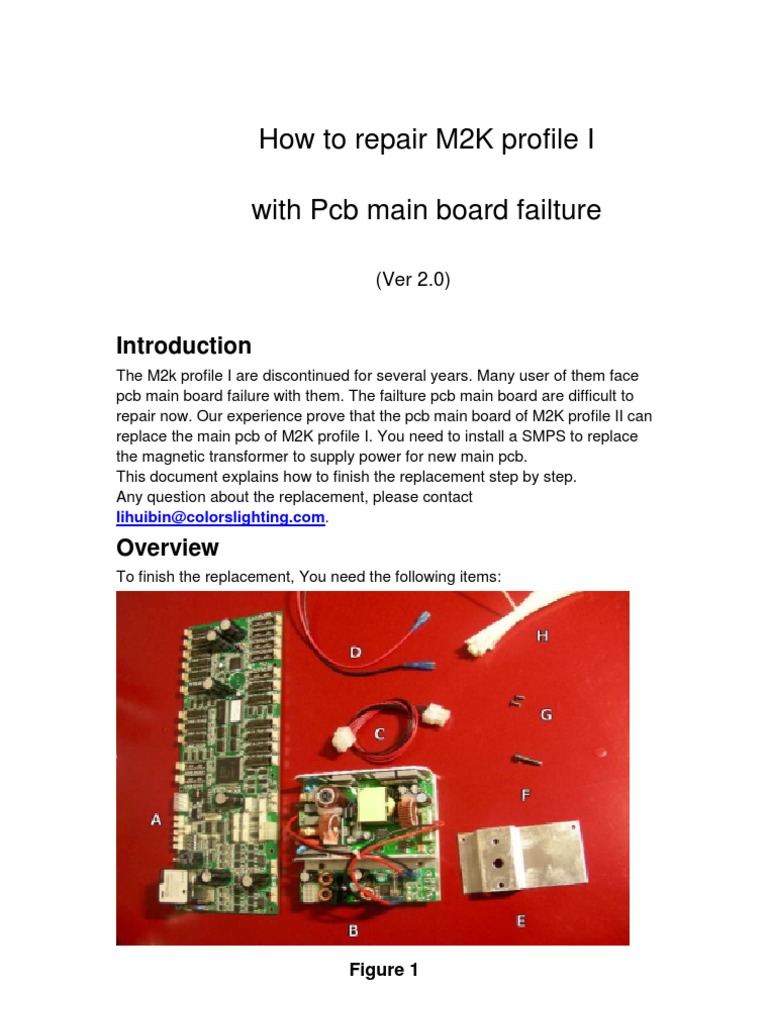 Martin M2K Repair and Replace Main PCB | PDF | Power Supply ...