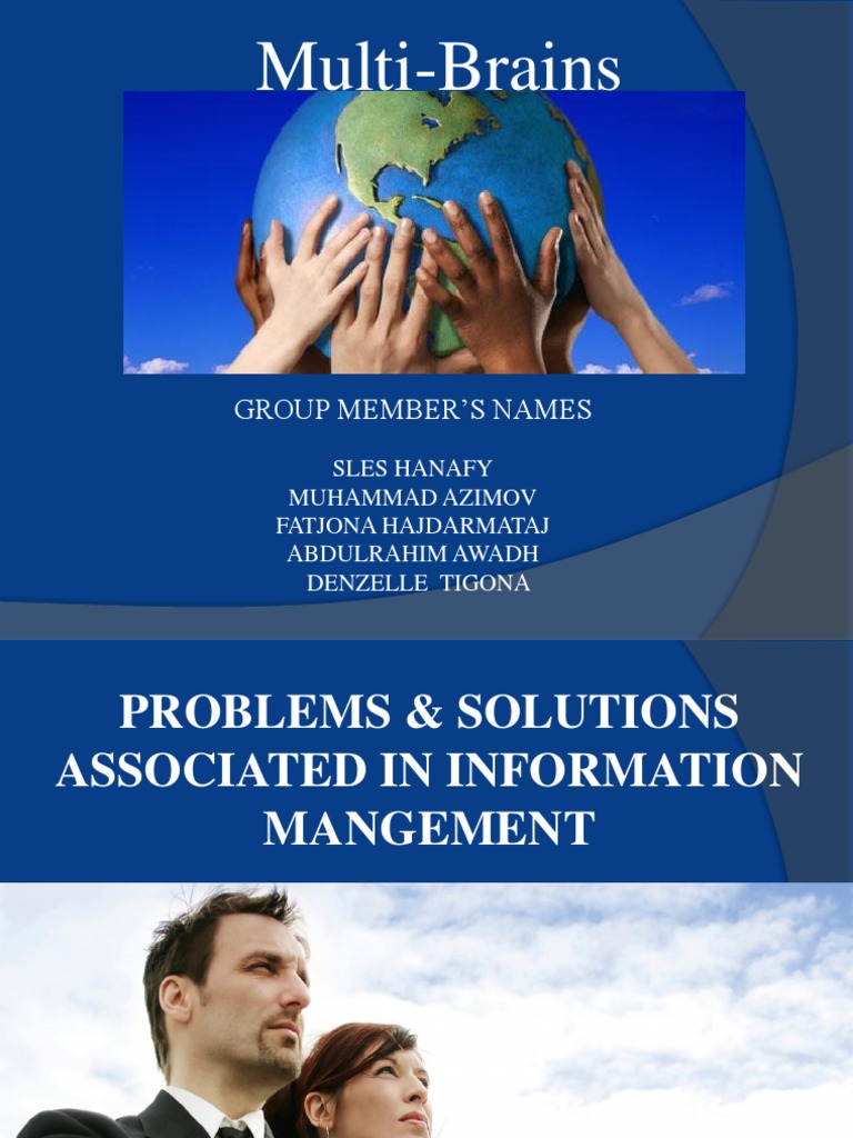 Multi-Brains: Group Member'S Names | PDF | Information Management | Social Engineering (Security)