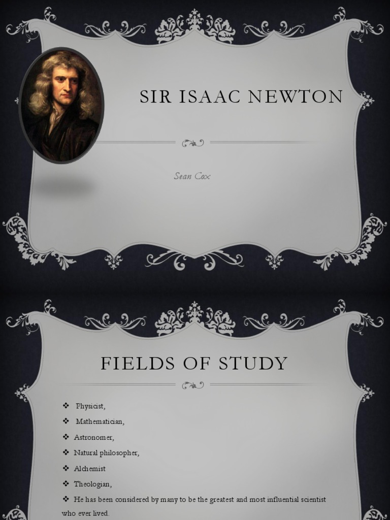 Isaac Newton: Life and Contributions | PDF | Isaac Newton | Gravity