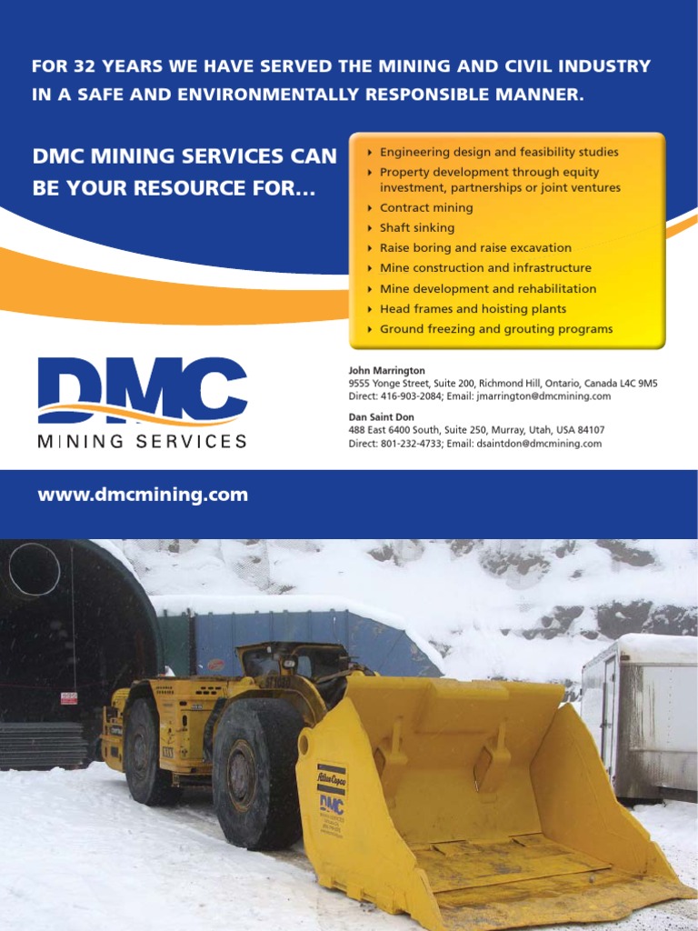 DMC Mining Services Can Be Your Resource For | PDF