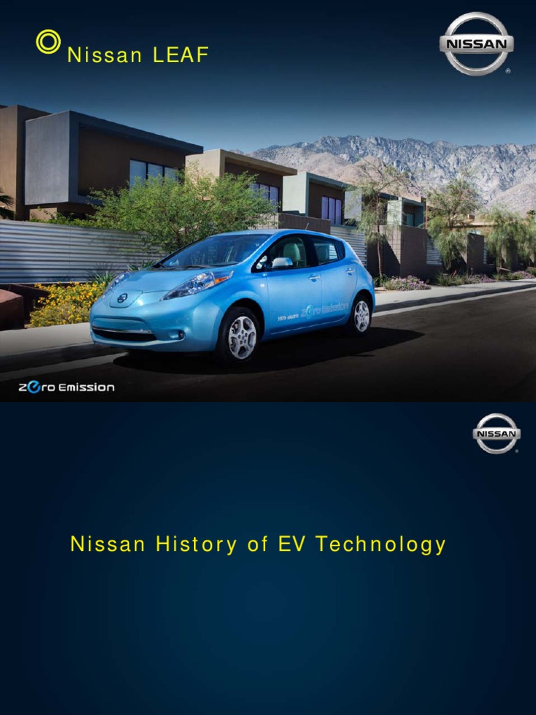 Nissan History of EV Technology | PDF | Electric Vehicle | Nissan