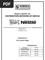 Distribution Channel of Nestle-India | PDF | Warehouse | Nestlé
