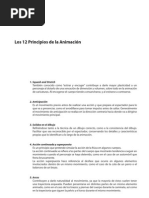 Los 12 Principios de La Animacion | PDF | Animación | Perspectiva (Gráfica)