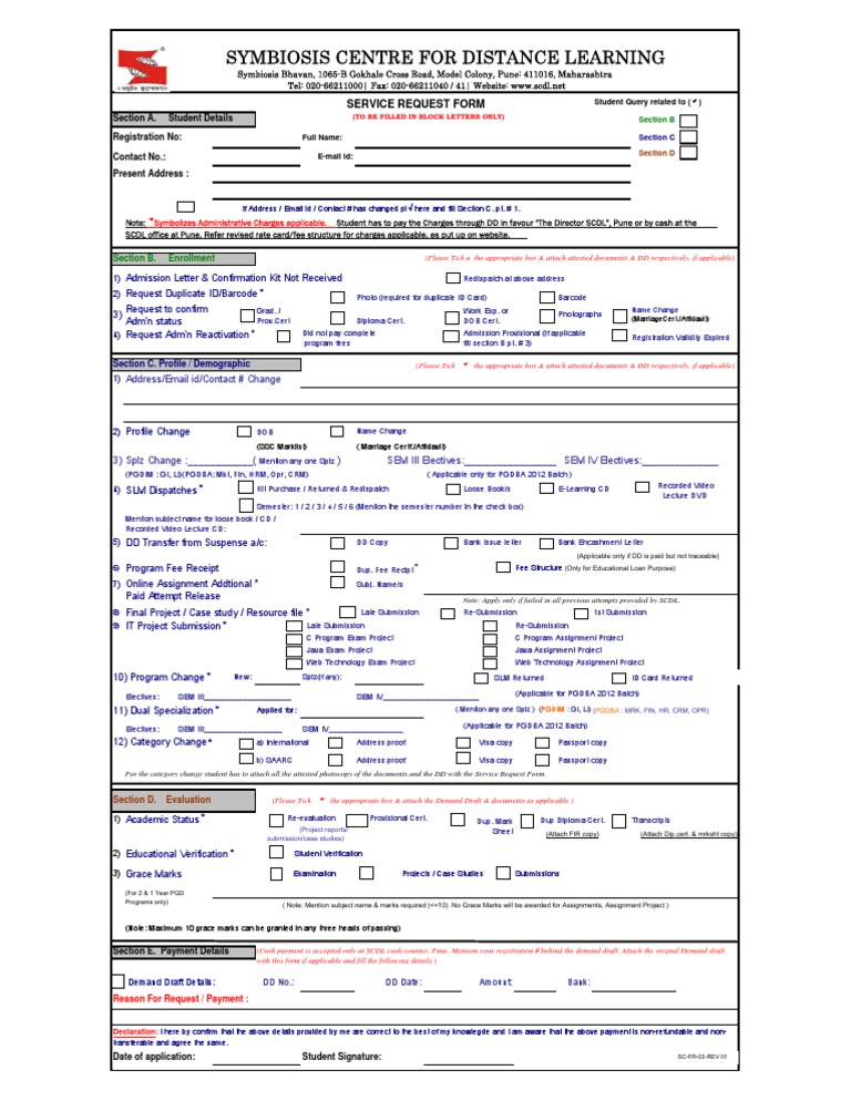 SRF Form | PDF | Identity Document | Computing And Information Technology
