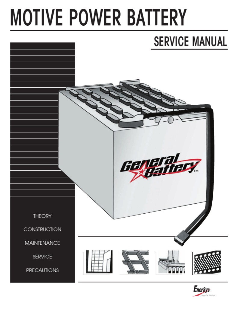 Battery Service Manual | PDF | Battery (Electricity) | Battery Charger