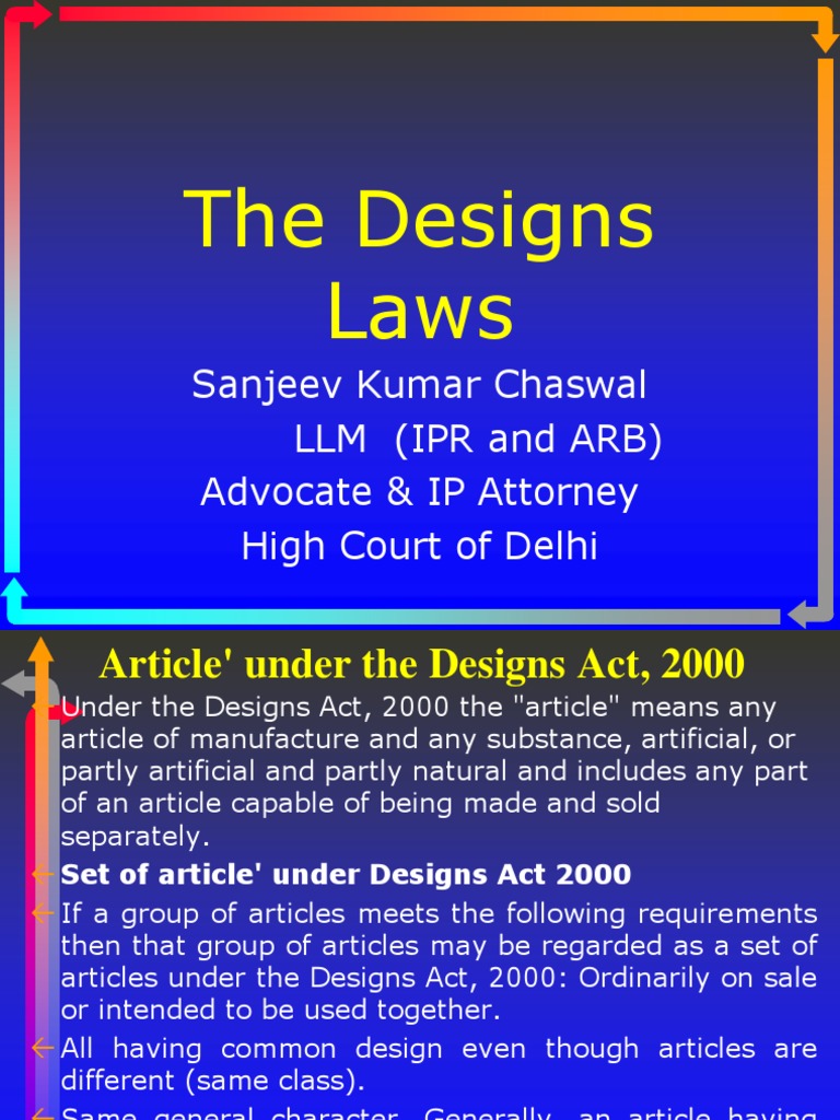 Law of Design | PDF | Copyright Infringement | Intellectual Property