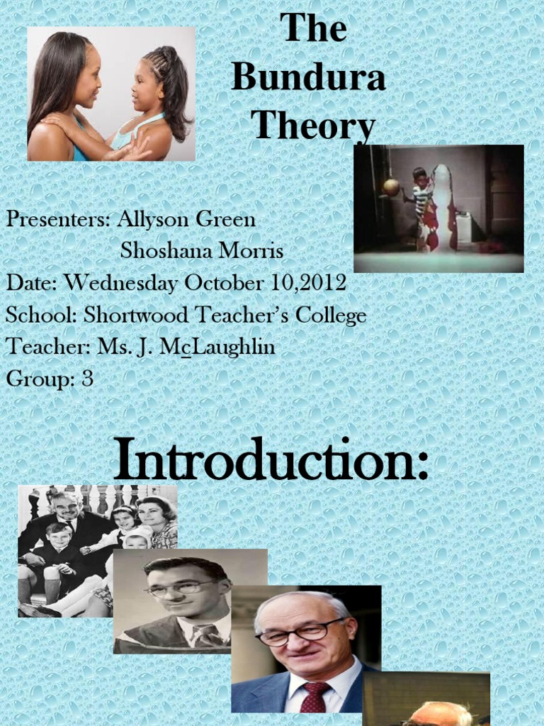 Group Presentation On Albert Bandura | PDF | Behaviorism | Motivation