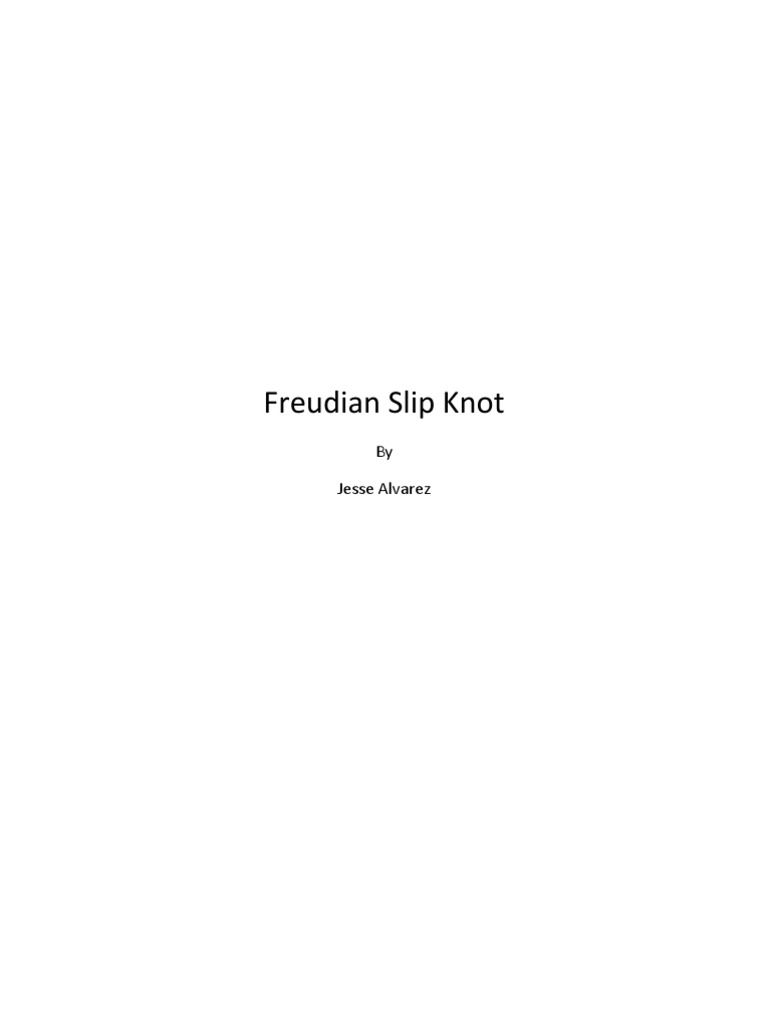 Freudian Slip Knot | PDF
